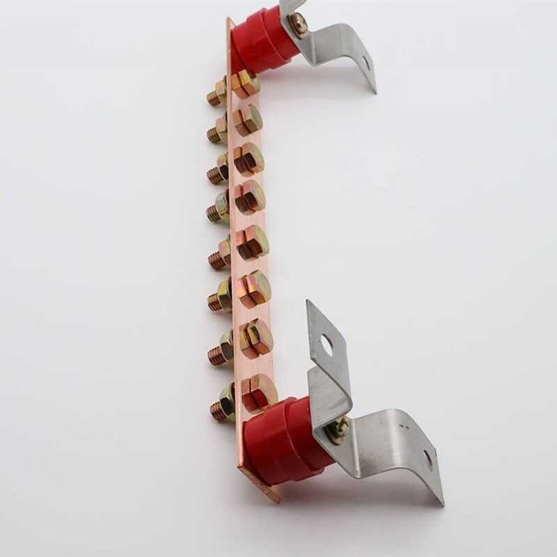 Copper grounding equipotential terminal copper busbar tin nickel plated ...