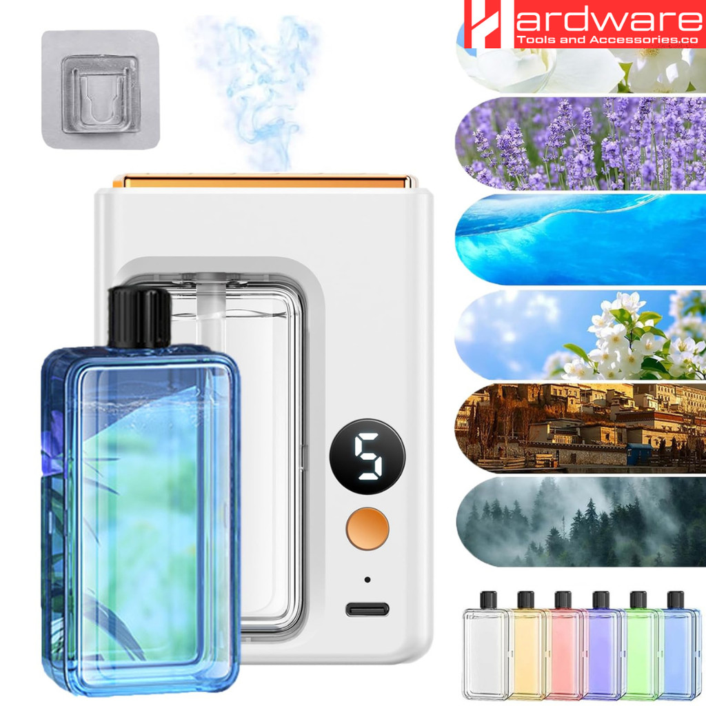 Automatic Diffuser Wall Mounted Essential Oil Diffuser Rechargeable Humidifiers Air Freshener ...