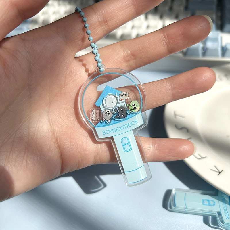 Kpop Idol Boynextdoor Shaker Keyring BBNEXDO Lightstick Acrylic ...