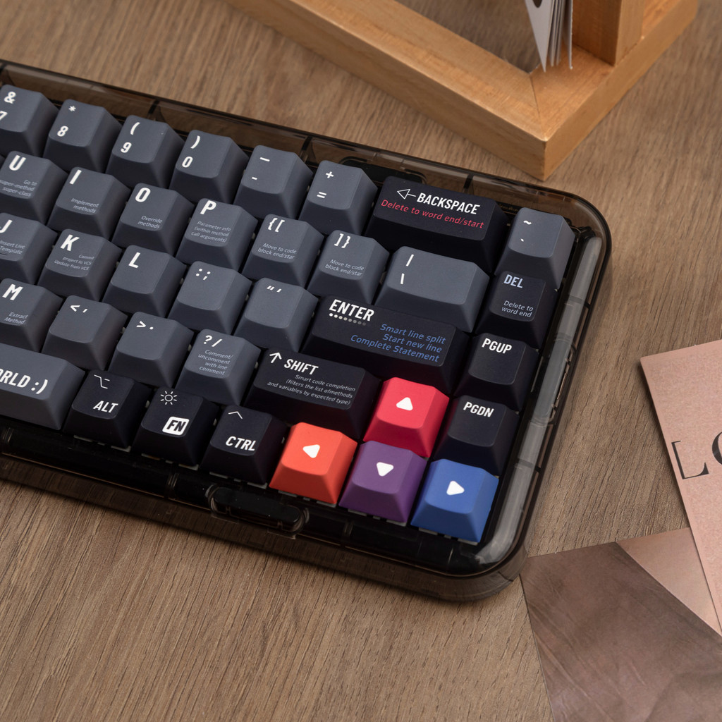 Programmer's Black Keycap Cherry Profile PBT Material DYE-SUB ...