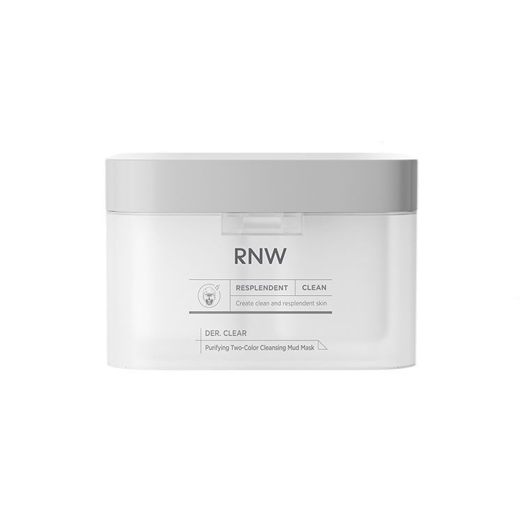RNW Mud Mask Two-Color Mud Mask Clean Pores Hydrate Moisturize Apply ...