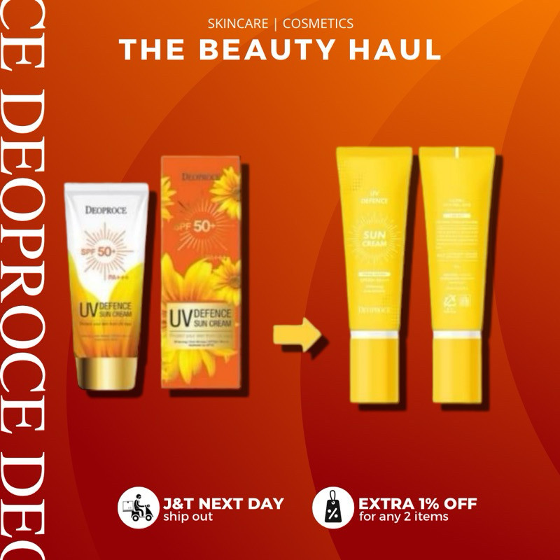 DEOPROCE UV Defence Sun Cream | Soft Daily Sun Cream | Silky Light ...