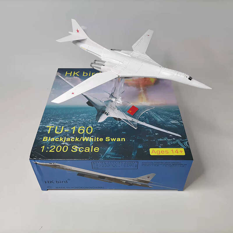 Plane Model Toy 1/200 Scale Russia Air Force Tupolev Tu-160 Diecast ...