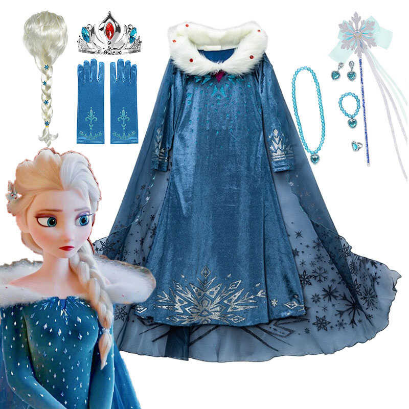 Mga Babae · Veet Dress gamit ang Cloak Olaf's Frozen Adventure Cosplay ...