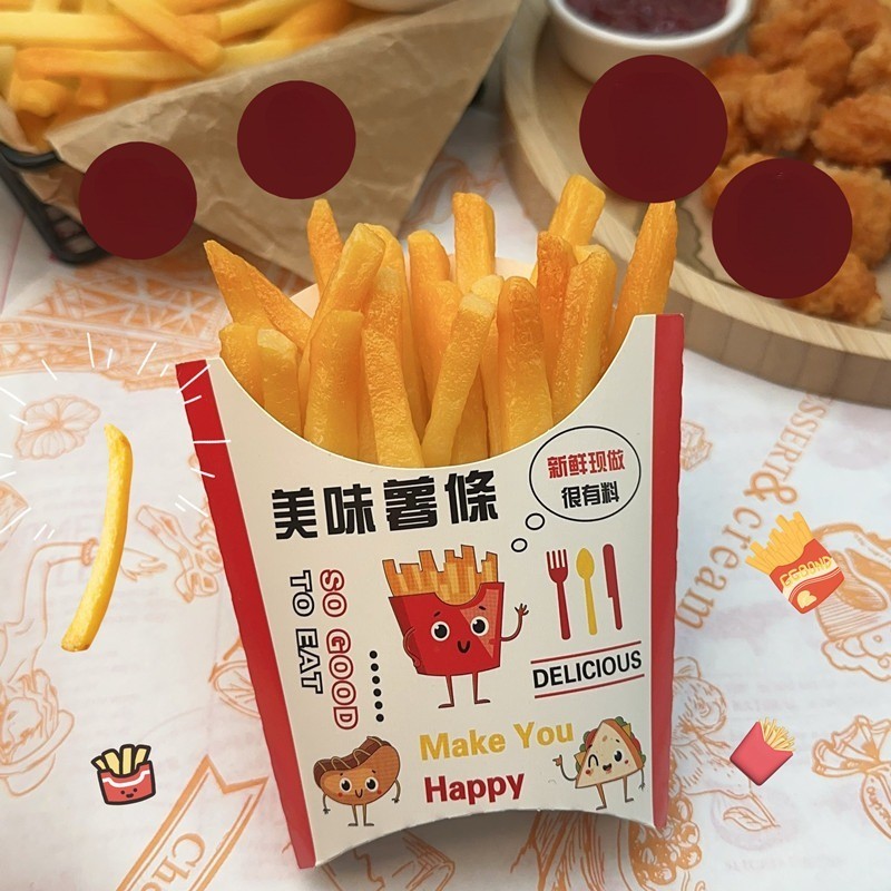 50/30/10 Pcs Fake French Fries Artificial PVC Chips Potato Strip ...