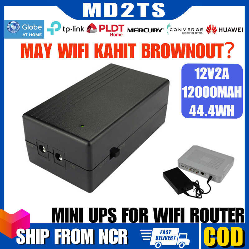Uninterruptible Md2ts Portable Mini 12V 2A DC Router Wifi Modem Output ...