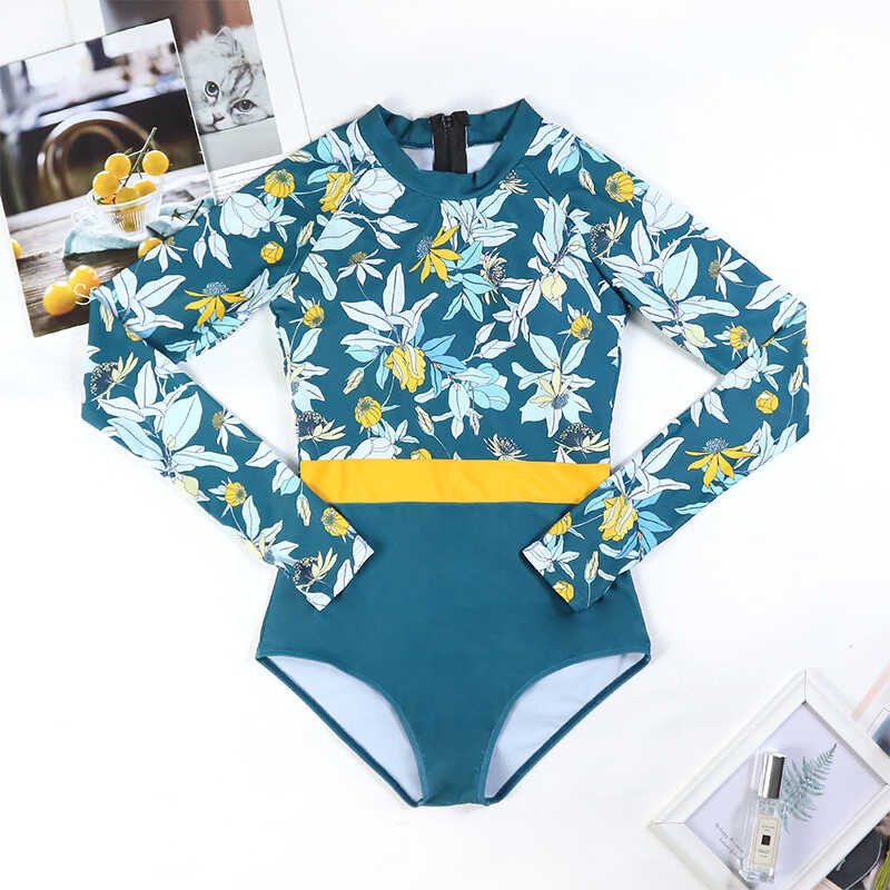 One Piece 2024 Swimwear Women Swimsuit Monokini Push Up Sport Print