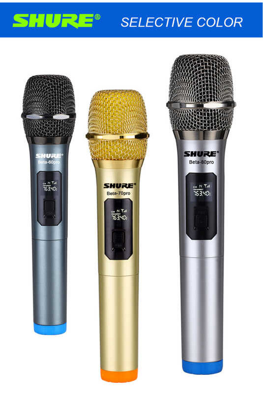 Shure Professional Dynamic Wireless Microphone ( Beta 60-70-80 Pro ...