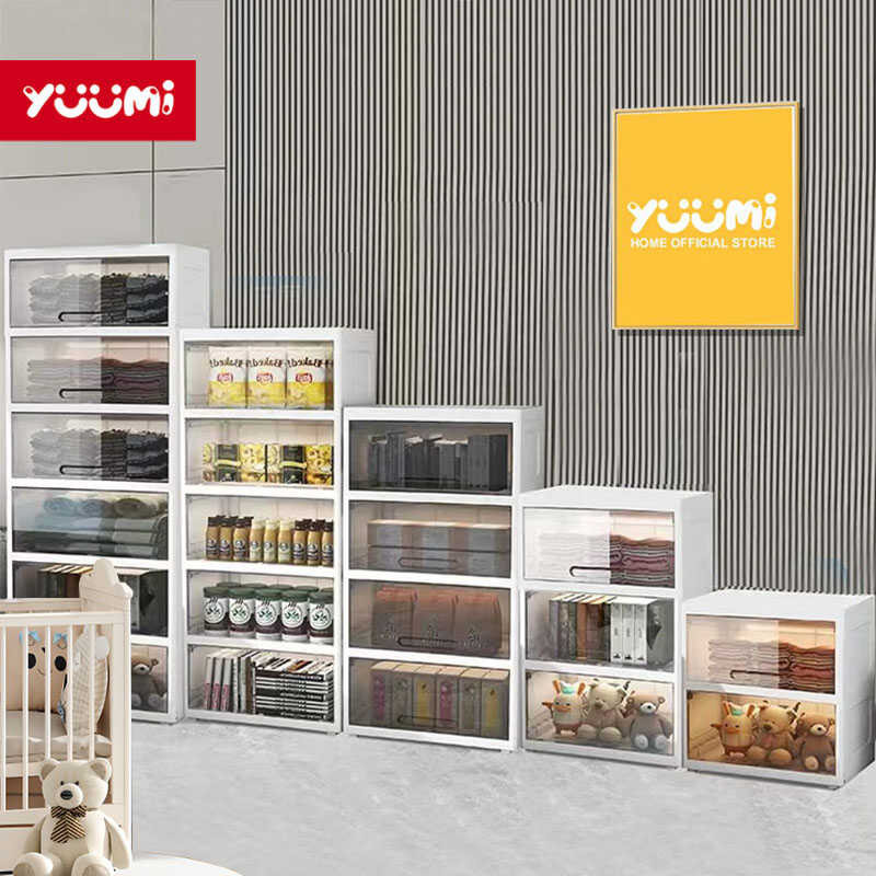 YUUMI Upgrade Thicked Plastic Transparent Megabox Closet Storage Box ...