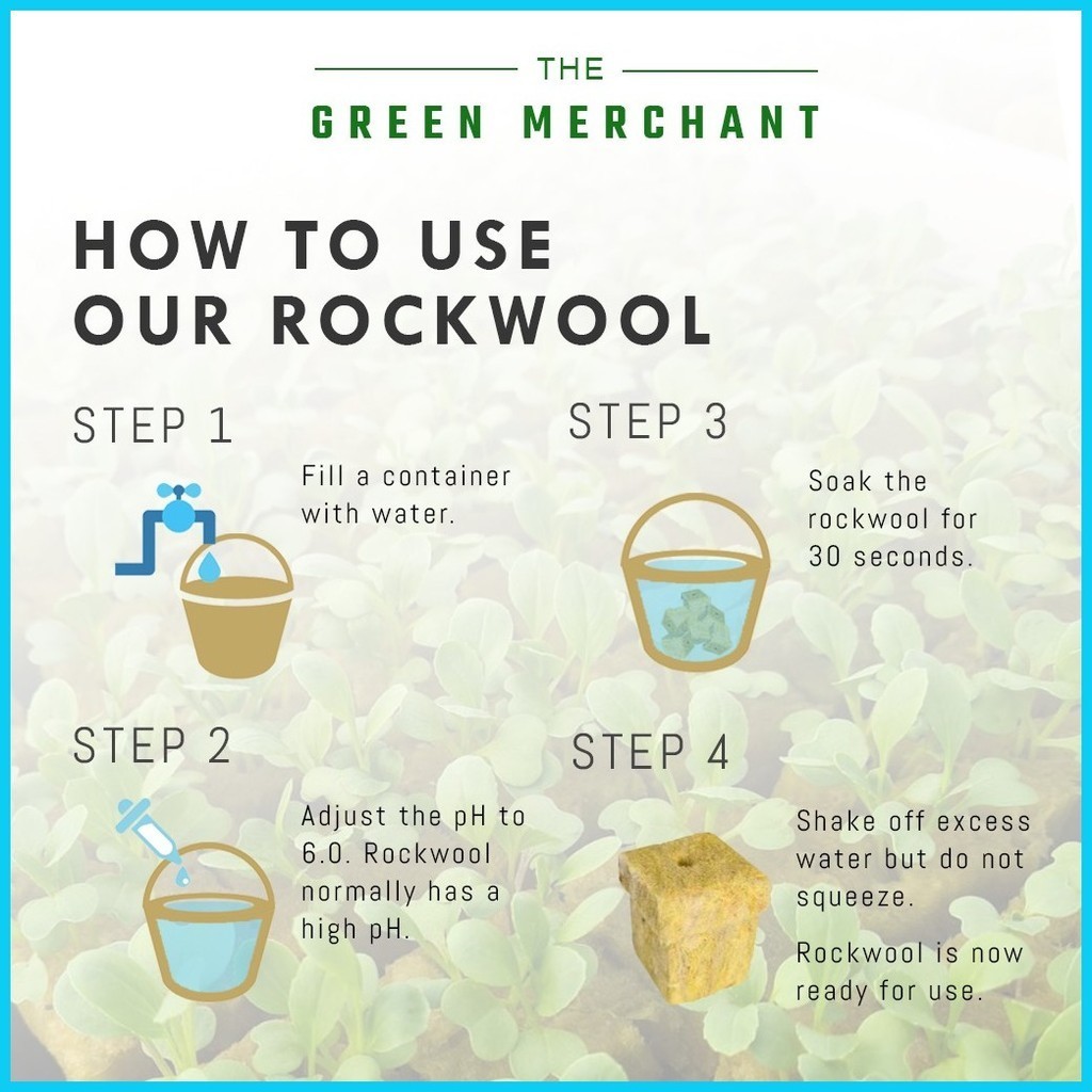 ☢ ⭐ 70-Cube Small Grow Rockwool Hydroponics & Aquaponics | Shopee ...