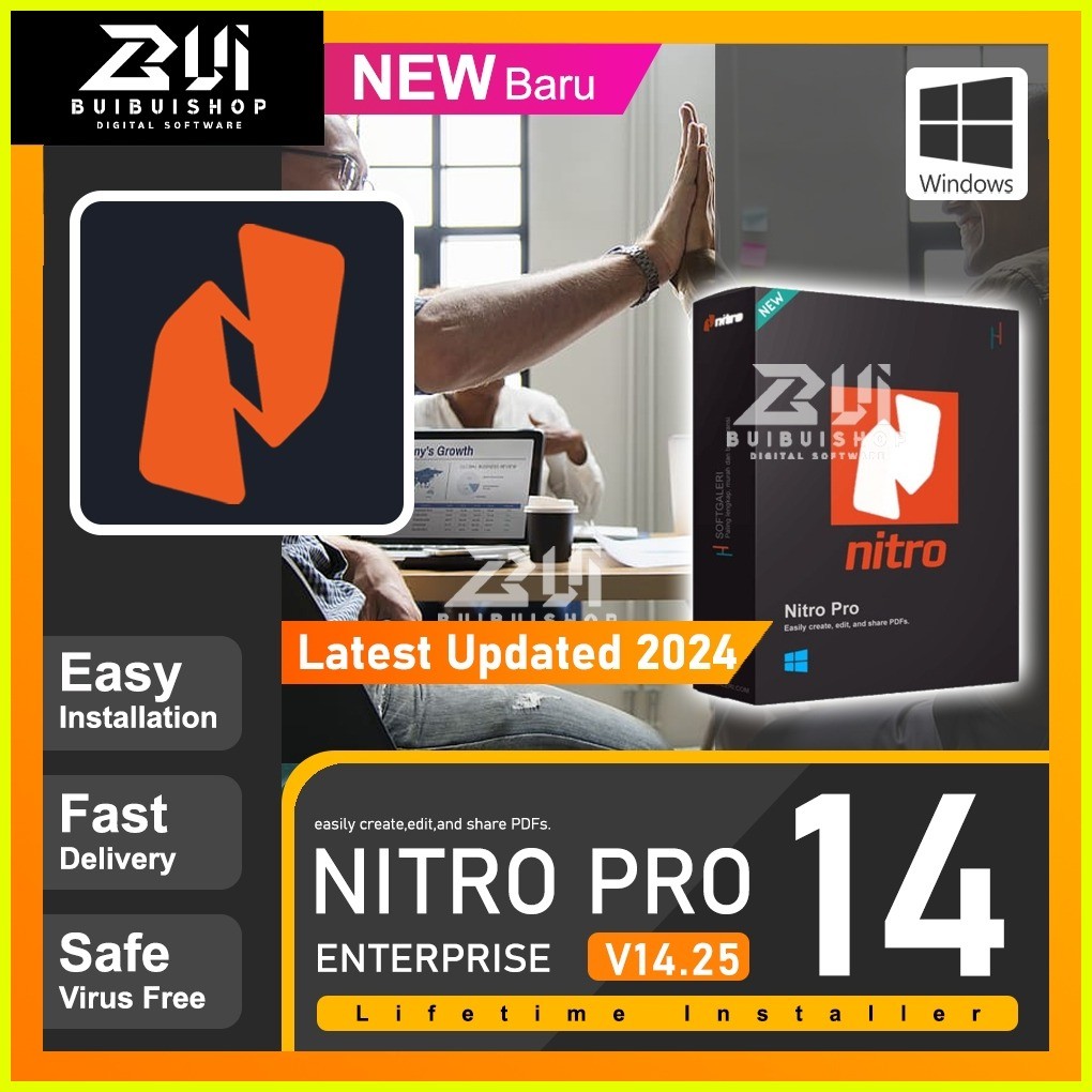 Nitro Pro 2024 v14.25 Enterprise l Latest 2024 l Windows | Shopee ...