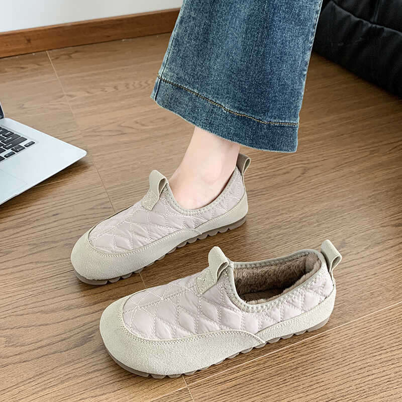 Koreano Bersyon Ng Sapatos Doudou Mga Kababaihan Noong Taglamig 2025 ...