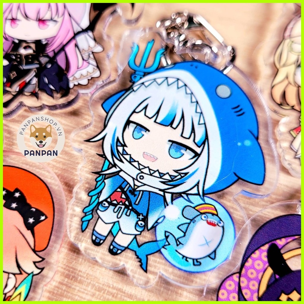 ♟ Mica Hololive Myth VTuber Key Chain (6cm) Mori Calliope, Gawr Gura ...