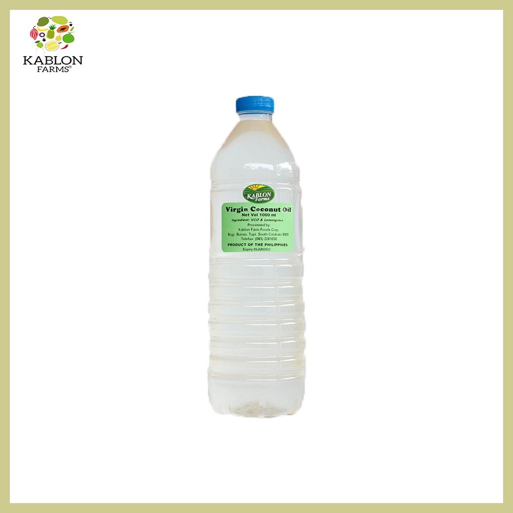 KABLON FARMS 100% VIRGIN COCONUT OIL 1L | Shopee Philippines