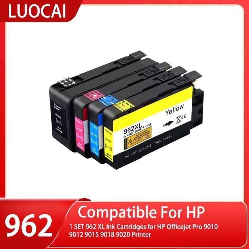 1 SET 962 XL Ink Cartridges for HP Officejet Pro 9010 9012 9015 9018 ...