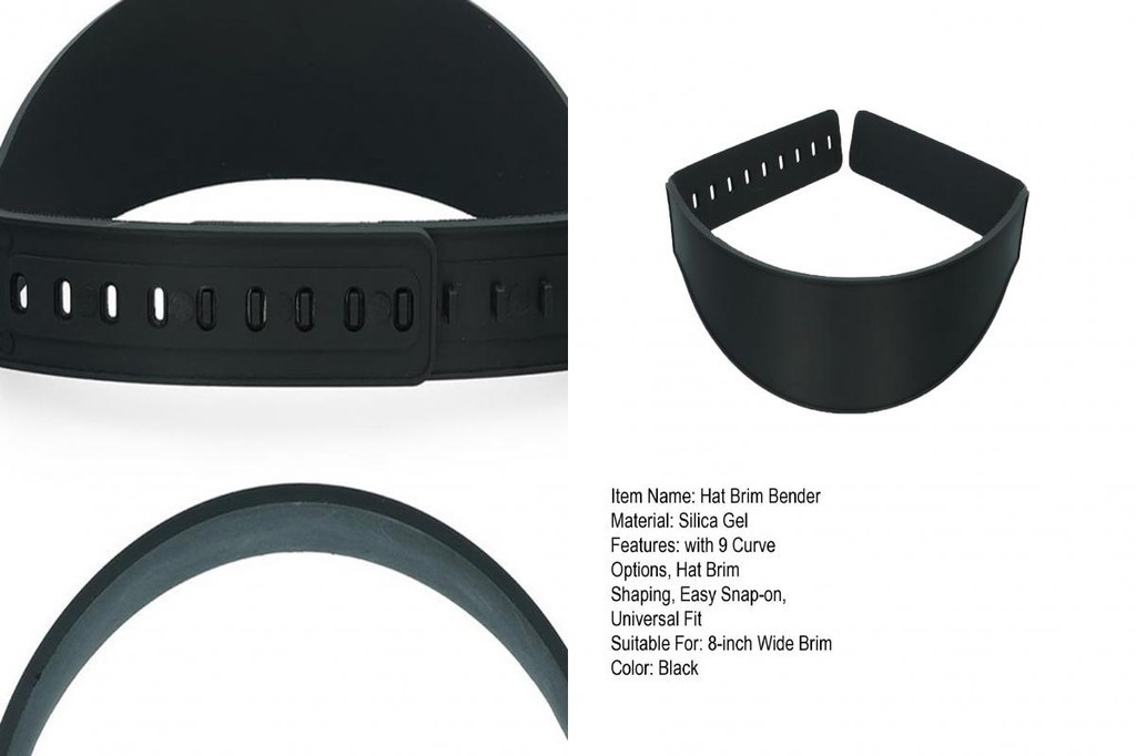 bangla| Visor Bender for Hats Brim Bending Tool Easy Snap-on Hat Brim ...