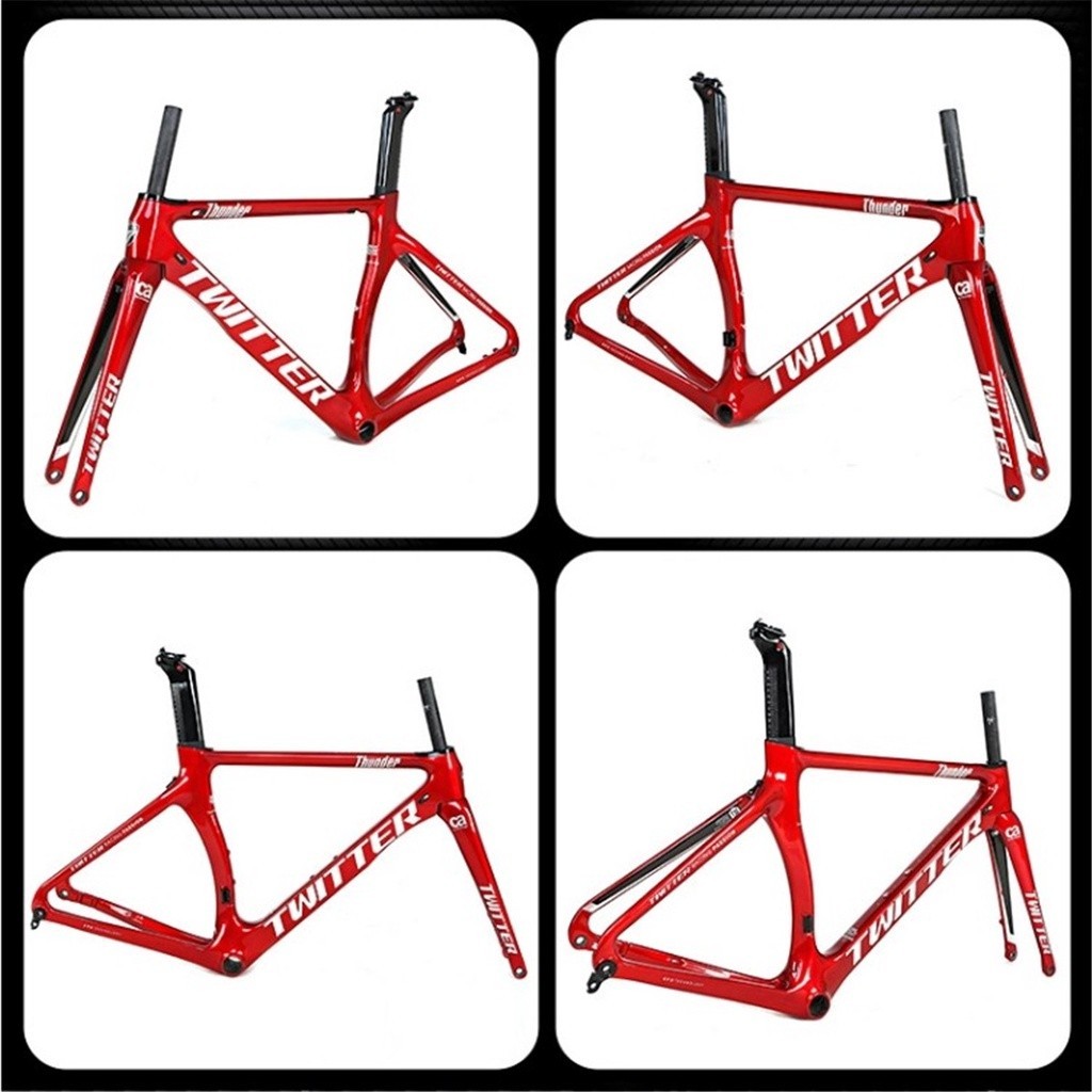 TWITTER disc brakes Thunder T10 carbon fiber road frame disc brakes ...