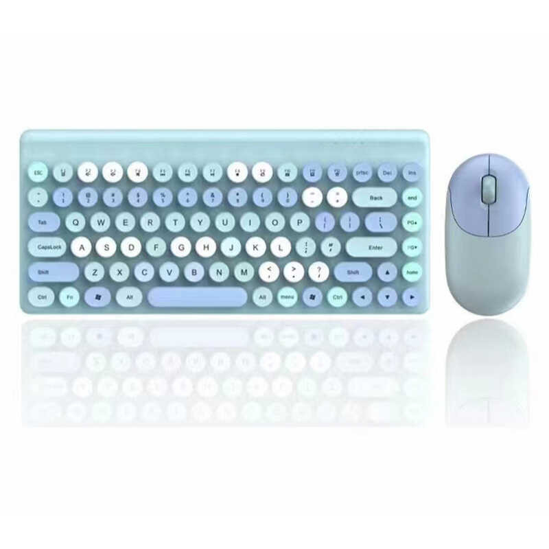 Kits 2.4G Gaming Para Sa Desktop Computer 86-Key Wireless Keyboard At ...