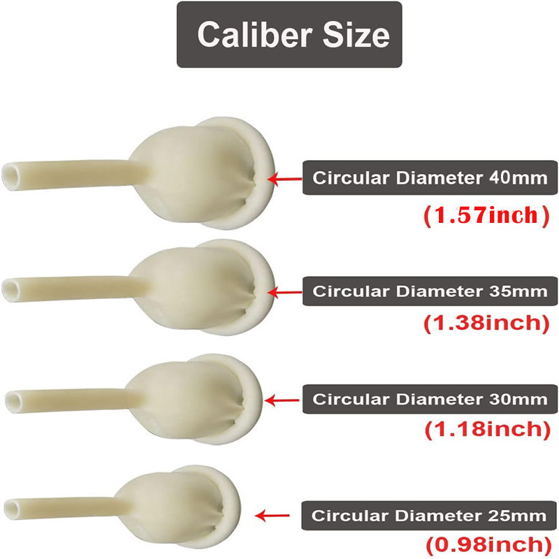 Men's Latex Urinal Latex Condom Catheter External Self-sealing Set ...