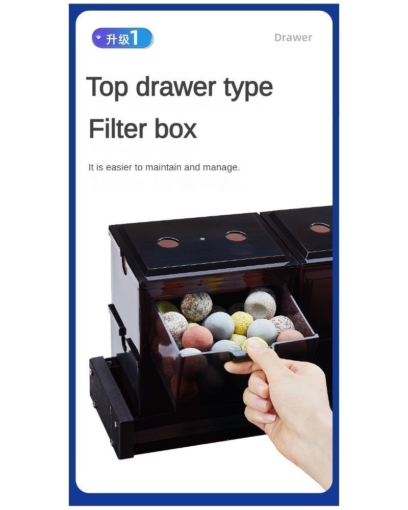 YEE Top Filter Box Set Fish Tank Filter Aquarium Cycle External Fish ...