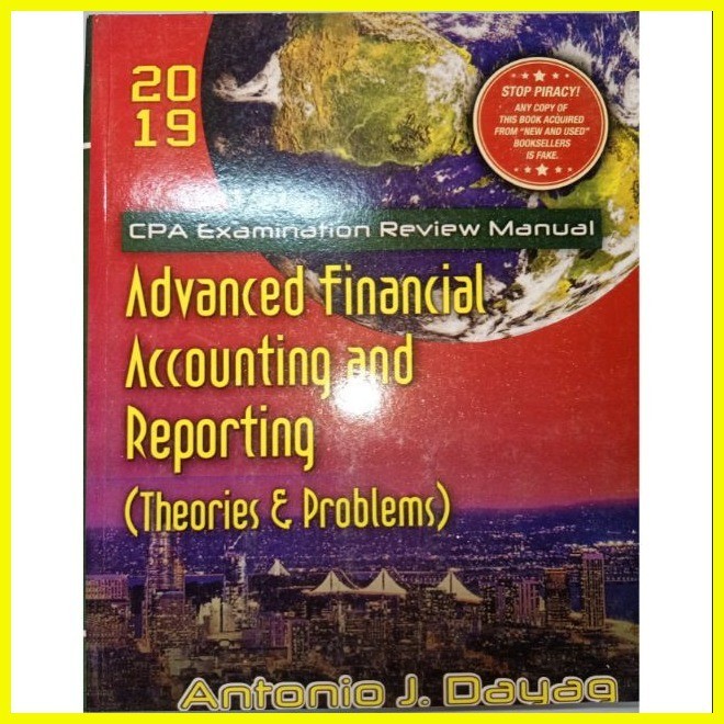 Original Advanced Financial Accounting and Reporting by Dayag (Prac 2 ...