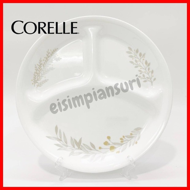 ¤ Corelle Loose (310-LP) 26cm Divided Dish Suku Suku Separuh // 3 ...