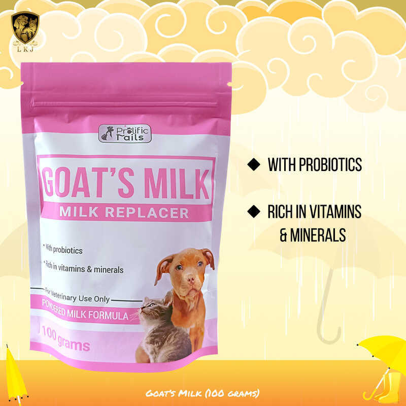 100g COD Goat’s Milk-Milk Replacer na may probiotics, rich in vitamins ...