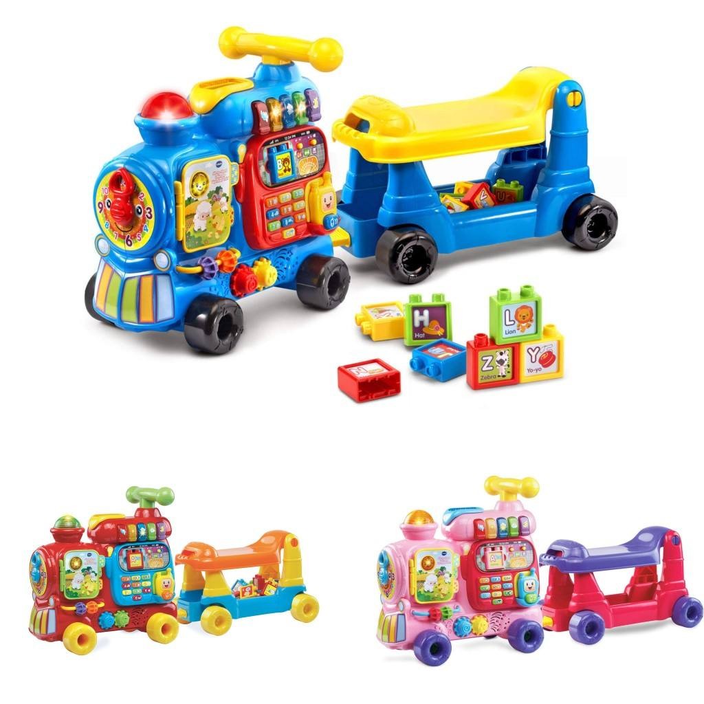 Vtech VTech Four-in-One Educational Train Pedal Walker Learning Number ...
