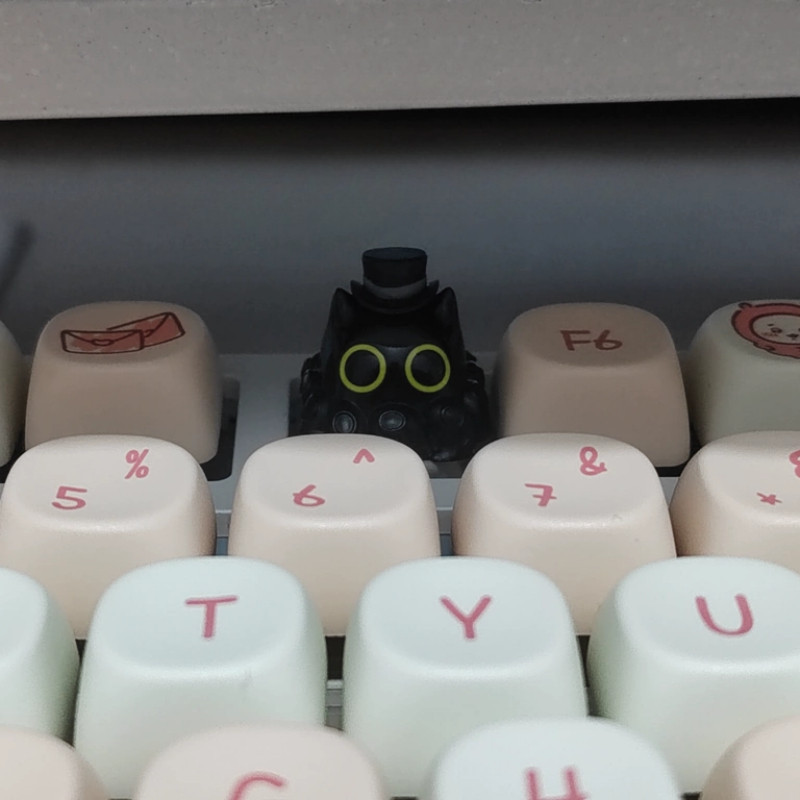 Octopus Cat Keycap 3D Creative Cartoon MX Switch Mechanical Keyboard ...