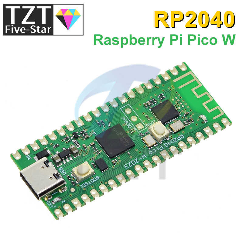 Rp2040 Raspberry Pi Pico W Board With 2.4G Wifi Micro Dual-Core 264Kb ARM Microcomputers ...