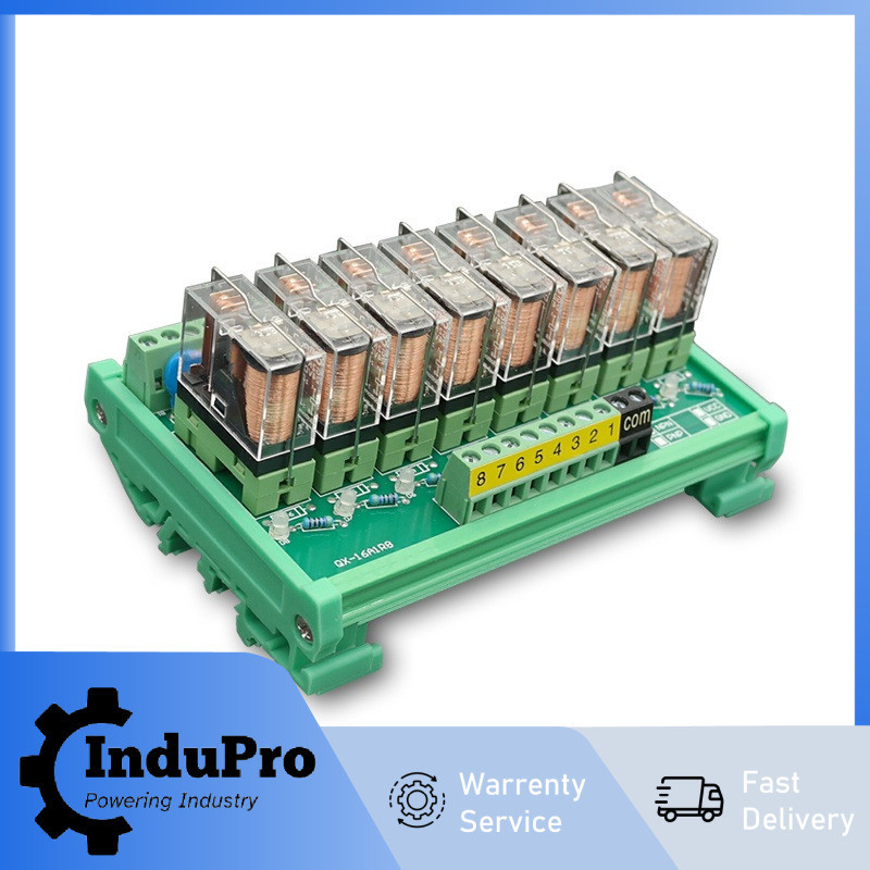 8-way Omron relay module PLC amplifier 24V12VPNP/NPN universal adapter ...