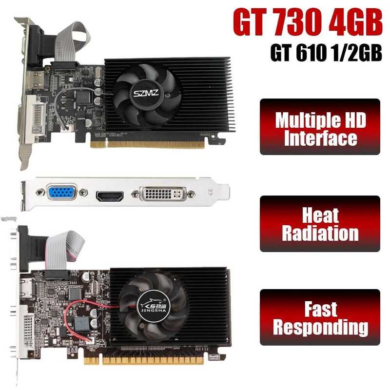 Yy 4Gb Ddr3 64Bit Na May HDMI VGA DVI Port Pci-E2.0 16X Computer ...