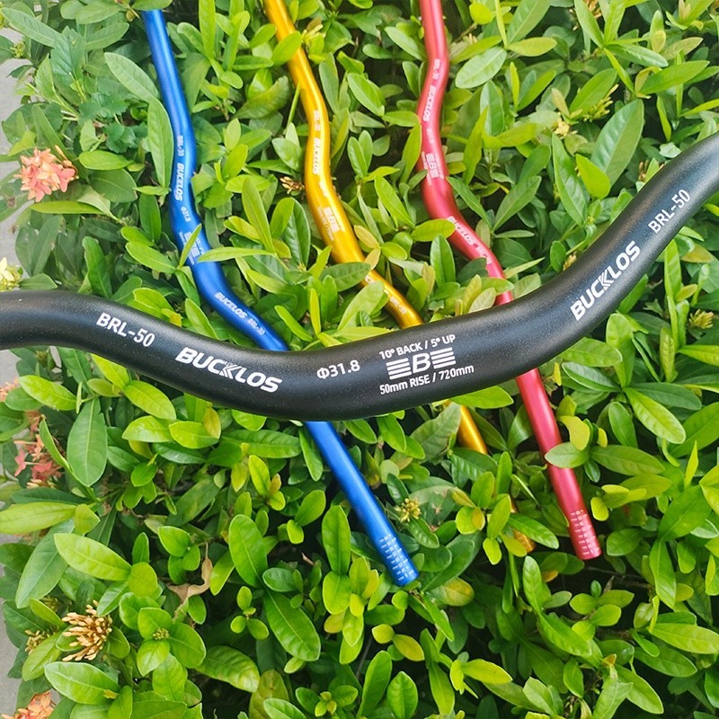 BUCKLOS Bike Riser Handle Bar 30/50/90mm Handle Bar Mtb Lightweight ...