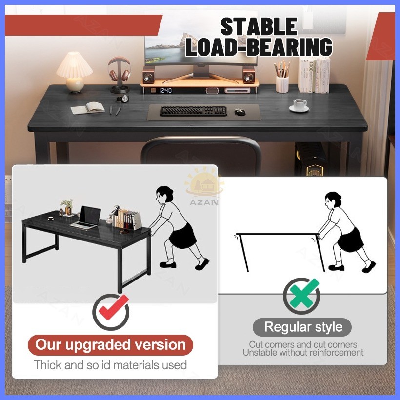 Upgraded Curved Table Corner Computer Table Office Table Study Table ...