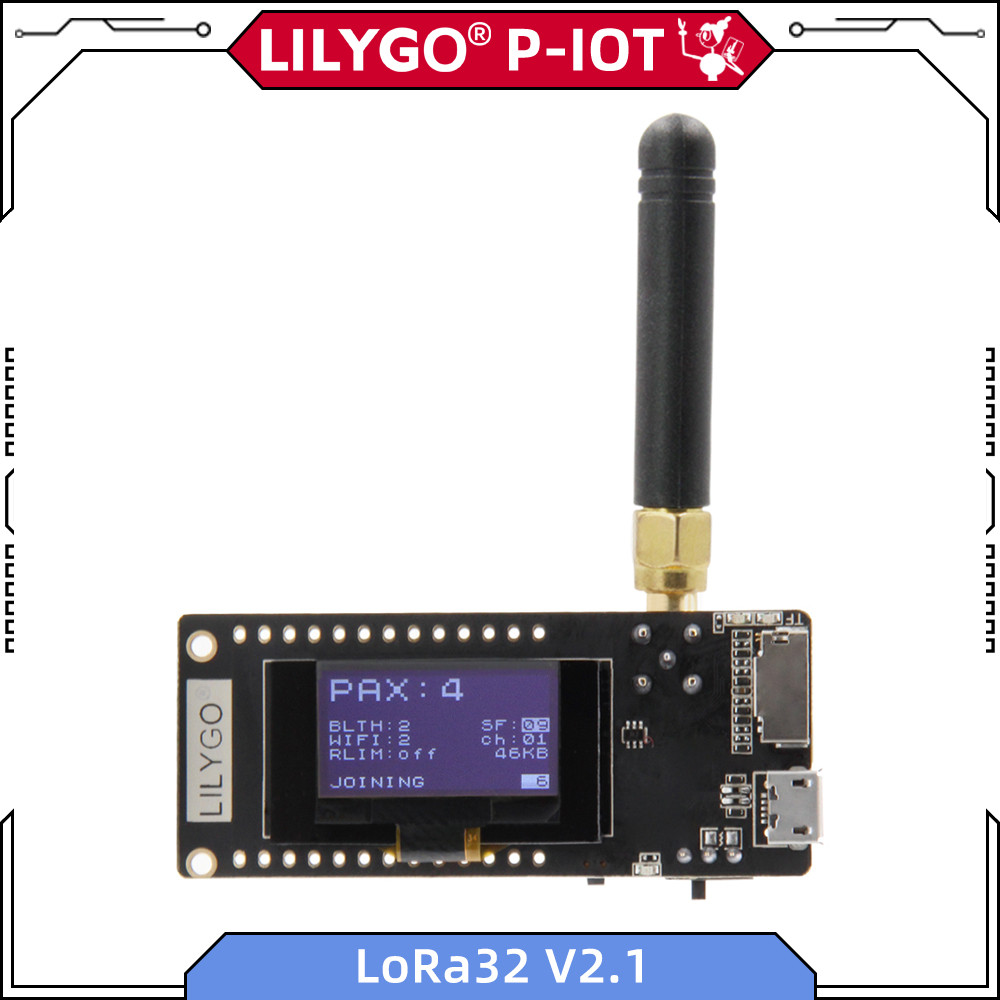 LILYGO® TTGO LoRa32 V2.1 1.6.1 ESP32 LoRa 433MHz 868MHz 915MHz ...
