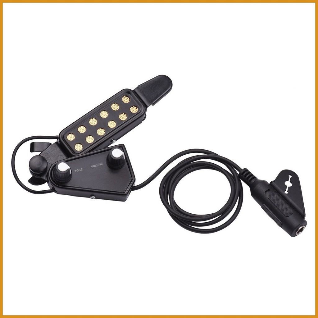 ⚕ ⇦ ∬ Acoustic Guitar Sound Hole Pickup Magnetic Passive Pick-up System ...
