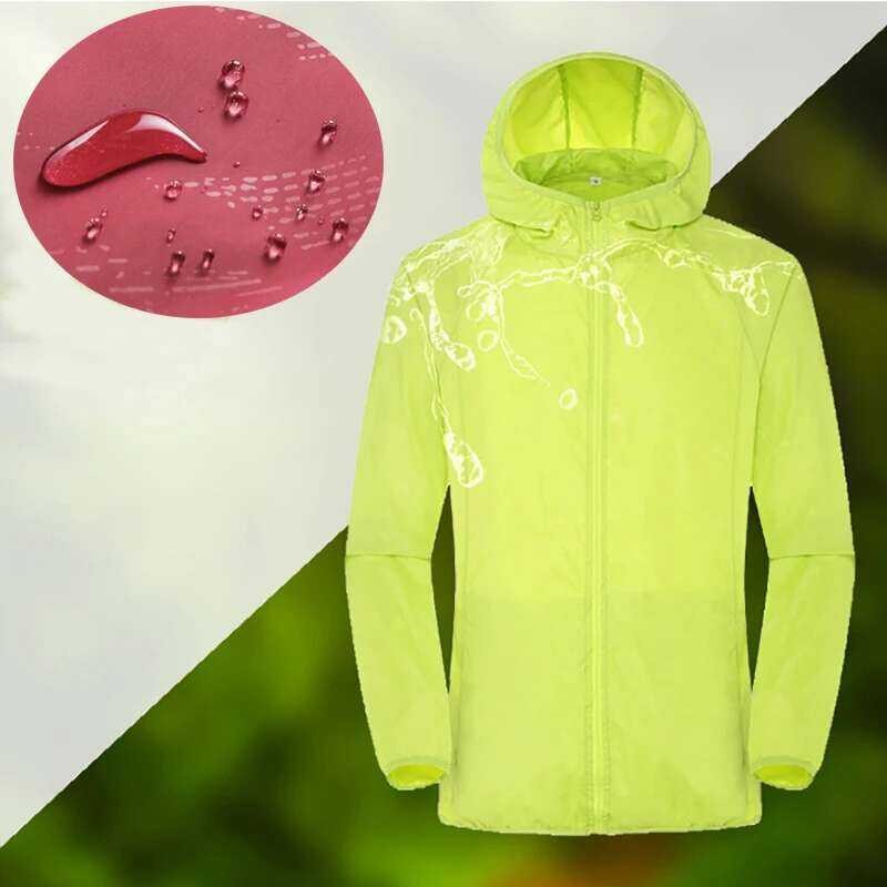 50 D2 1 Raincoat Camping Rain Suit Pants Jacket Men/Women Waterproof ...