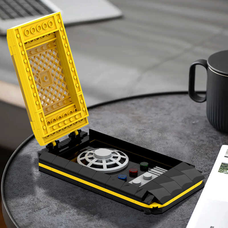 Gobricks MOC Space Ship TOS Communicator Bricks Model Set Future Sci-Fi ...