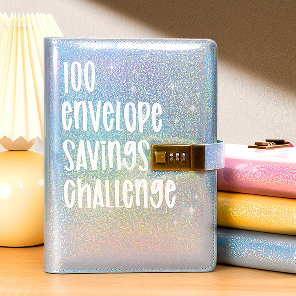 A5 Binder with Password Lock Savings Challenges Student Notebook ...