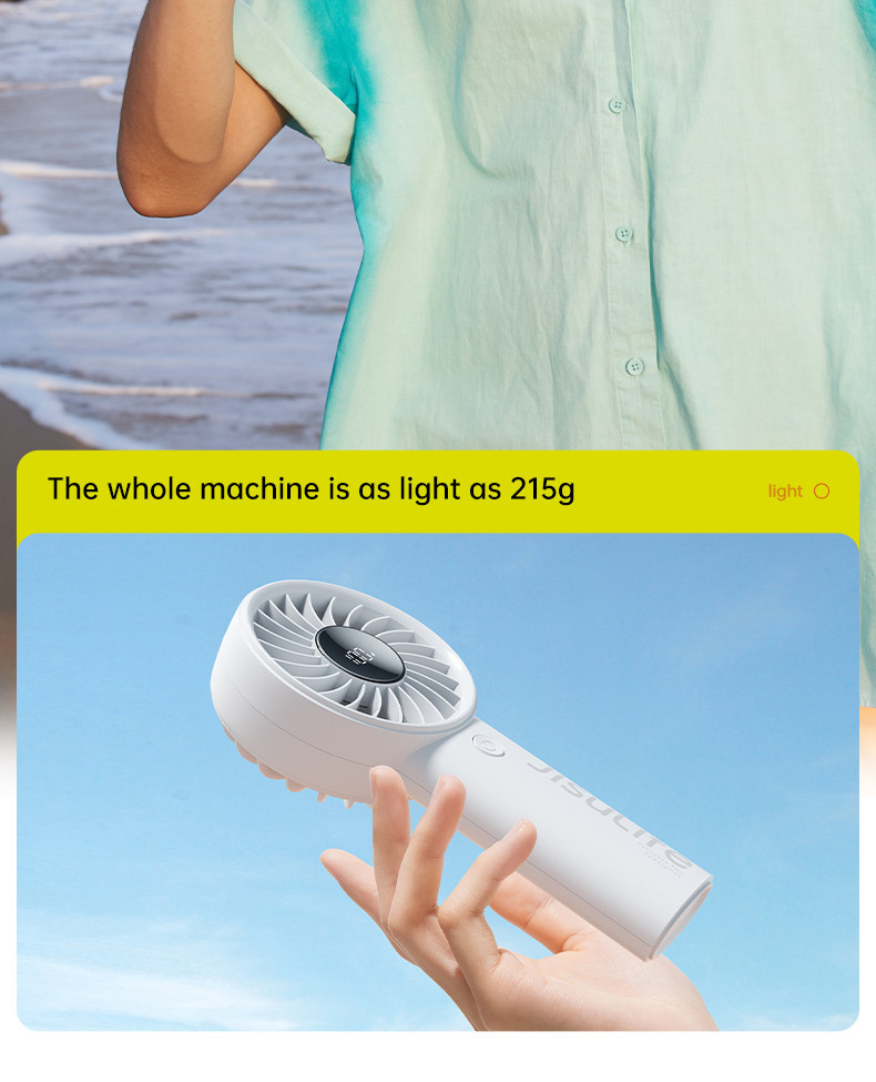 Jisulife Life 4 handheld fan 12 blades, turbo fan | Shopee Philippines