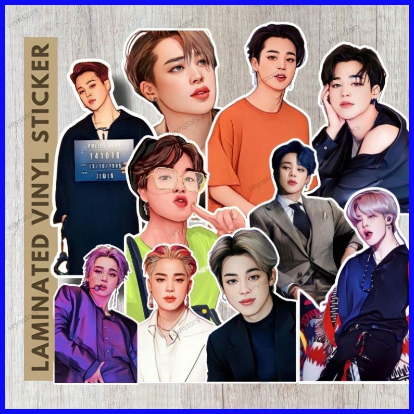 ☪ ♣ BTS PARK JIMIN BABY MOCHI LAMINATED VINYL STICKER | Shopee Philippines