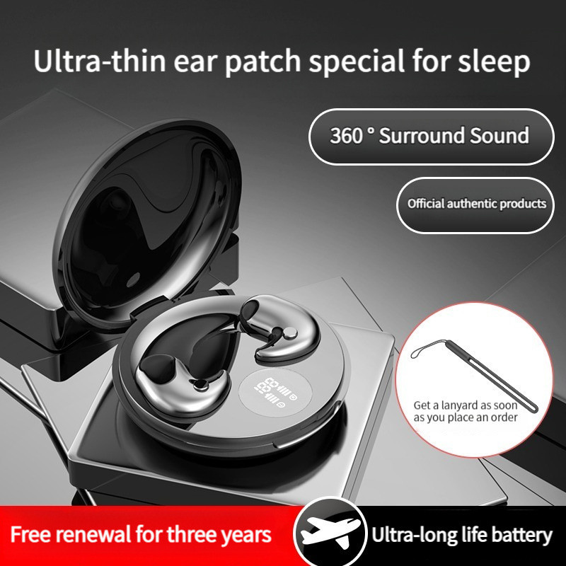 Invisible sleep wireless earphone TWS Bluetooth 5.3 headphones hidden ...