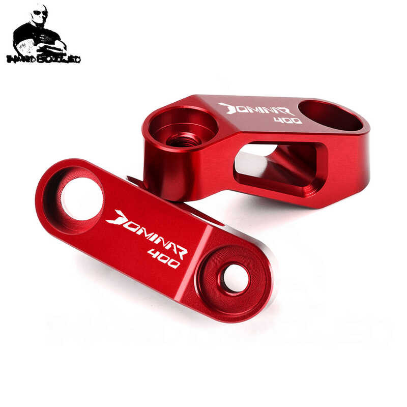 Adjustable Mirrors Motorcycle Riser Extension Bracket Mount Accessories ...