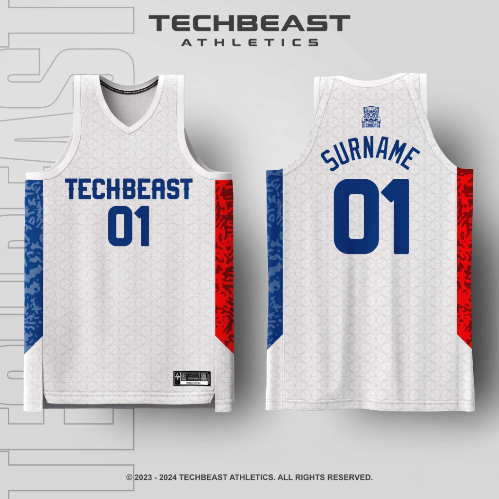 Champion Full Sublimation Basketball Jersey Techbeast ( CUSTOM NAME + NUMBER ) | Shopee Philippines