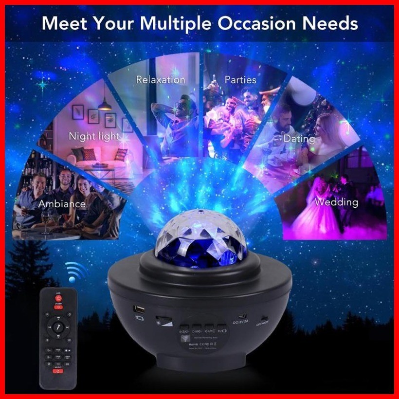 Galaxy Night Light Projector light Lamp Star Light Projector With USB ...