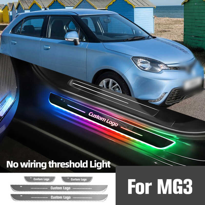 MG Para Sa 3 Mg3 2011-2018 2014 2015 2016 2017 Car Door Sill Light ...