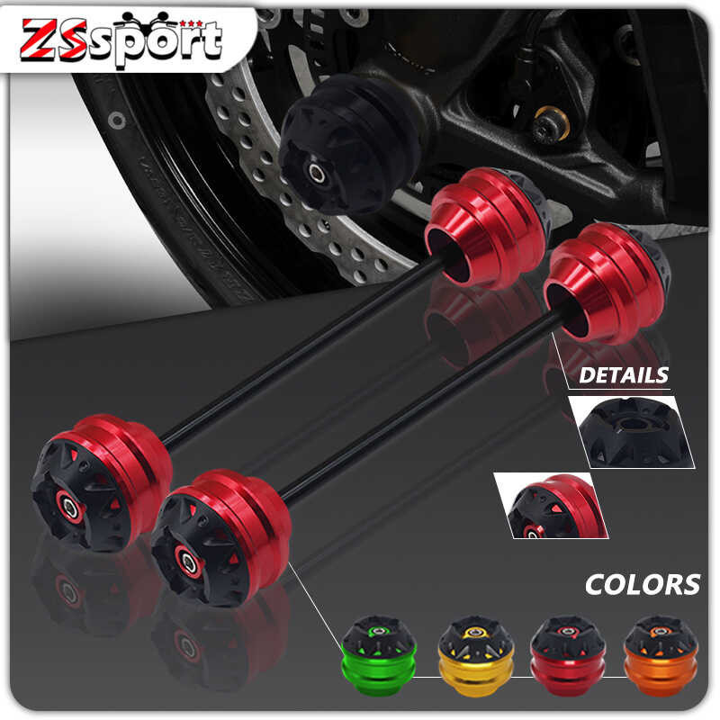 Motorcycle Accessories Front Rear Wheel Fork Slider Axle Crash ...
