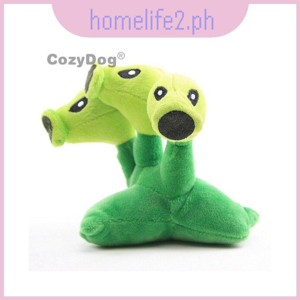 Threepeater Pea Shooter Plush Plant Vs Zombies Kids For Toy | Shopee ...