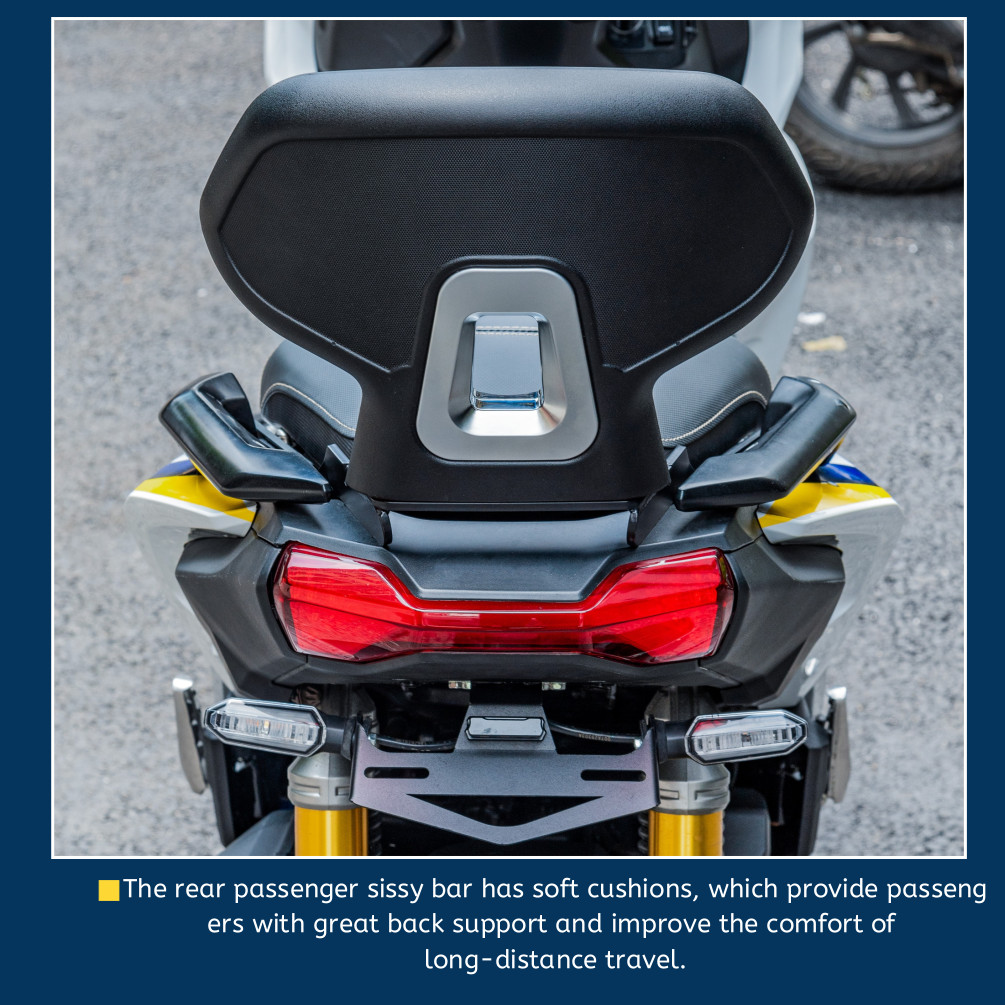 For Honda ADV160 2023 2024 ADV 160 Rear Passenger Detachable Sissy Bar ...
