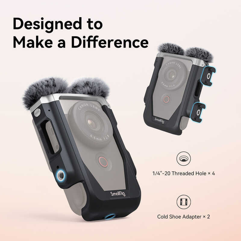 Smallrig Cage Kit - Furry Windscreen Para Sa Canon Powershot V10 4235 | Shopee Philippines